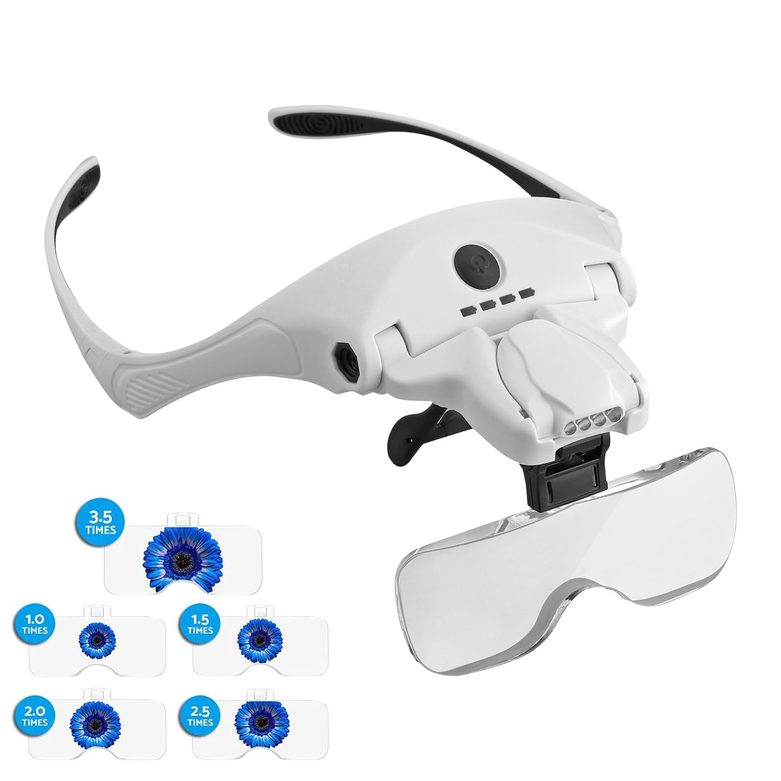 Snapklik.com : eSynic Rechargeable Head Magnifying Glass Wear ...