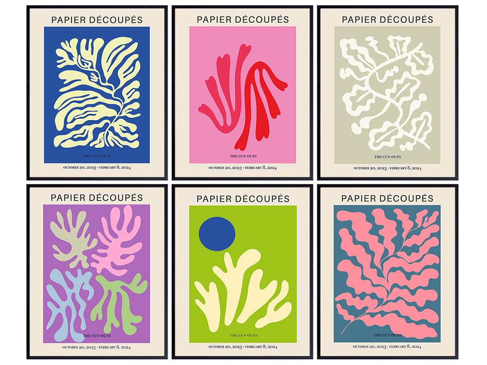 Amazon.com: Gallery Wall Art Henri Matisse Style - Abstract art Wall ...