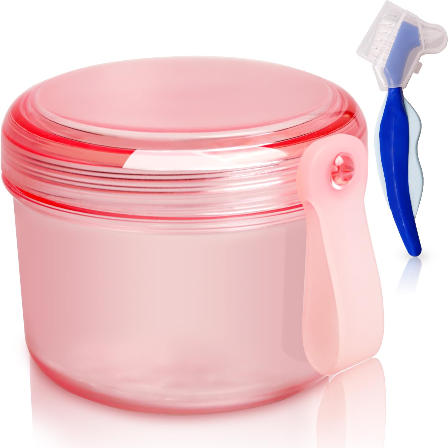 Mckkor Leak Proof Denture Cups Bath, Dishwasher safe, Denture Case for ...