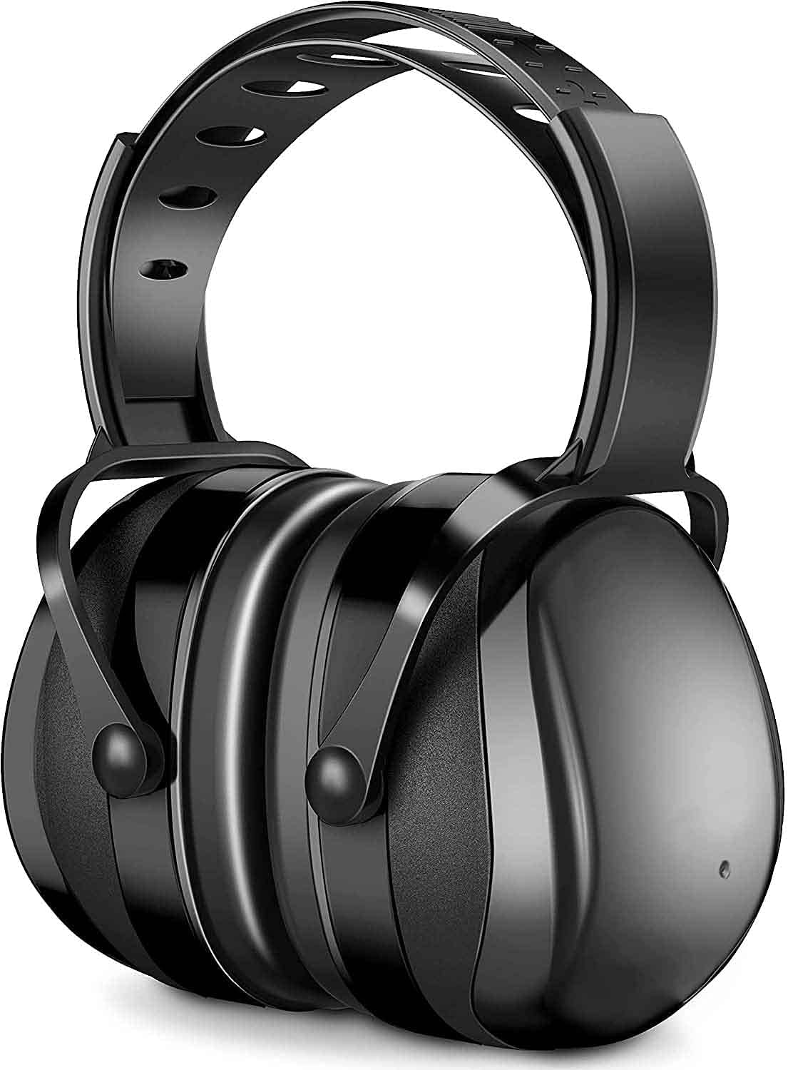 TIMCO Ear Defenders - Adjustable ear cups for comfort - 27.6dB - Red ...