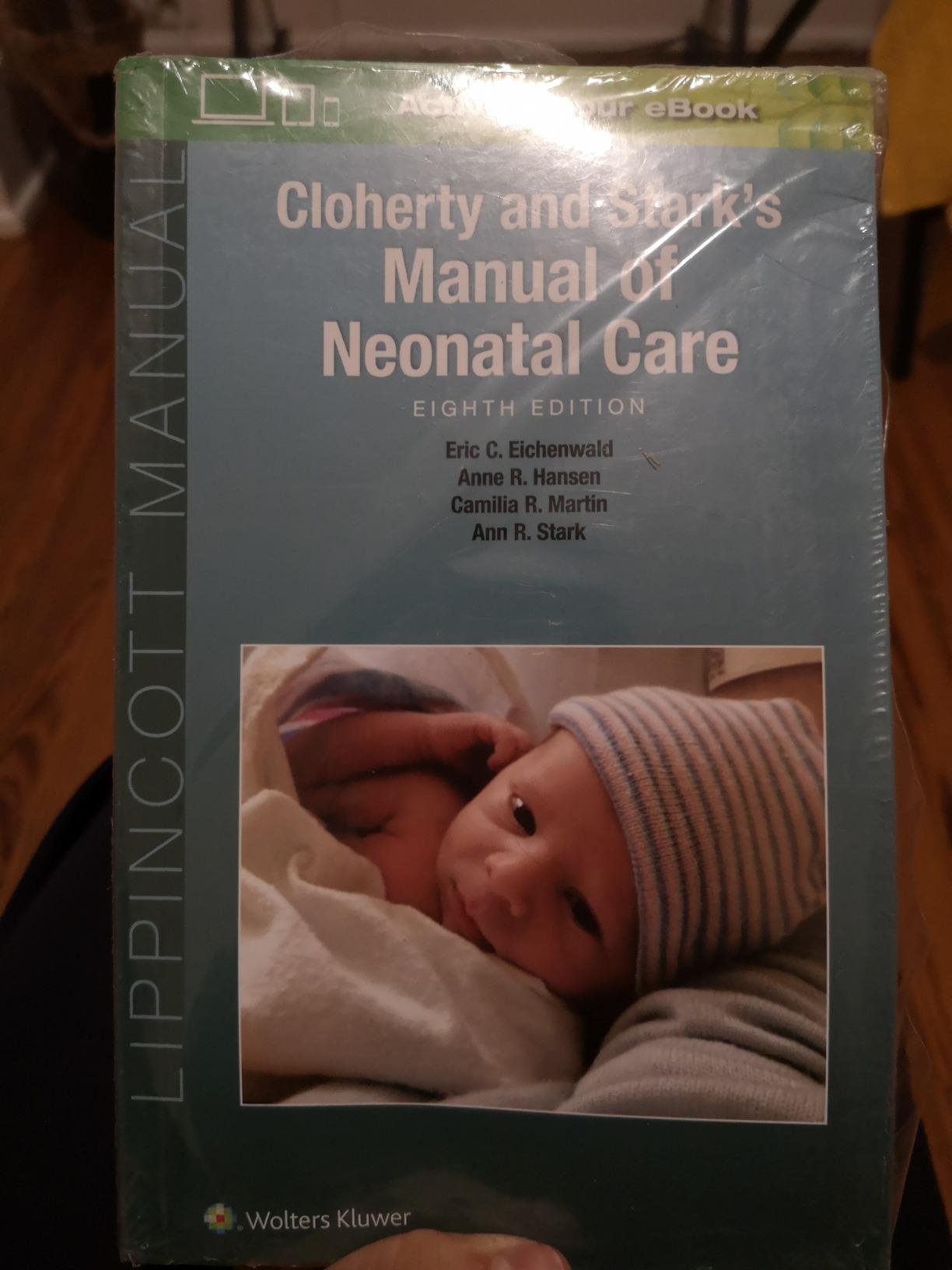 Cloherty and Stark's Manual of Neonatal Care: 9781496343611: Medicine ...