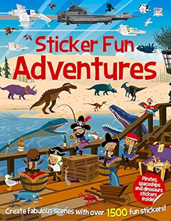 Sticker Fun Adventures: Create Scenes with Over 1500 Stickers (Sticker ...