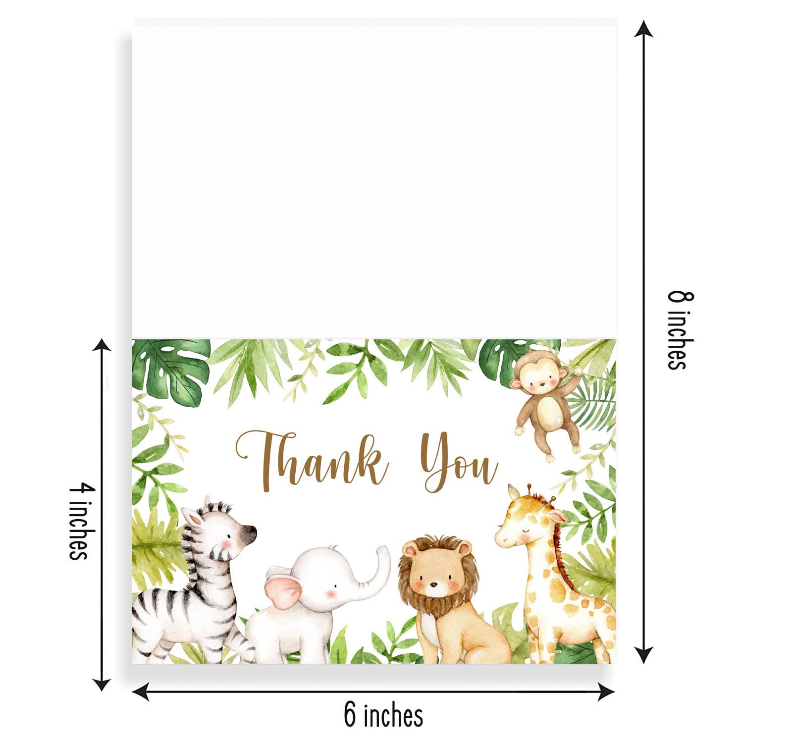Jungle Jill Thank You Notes