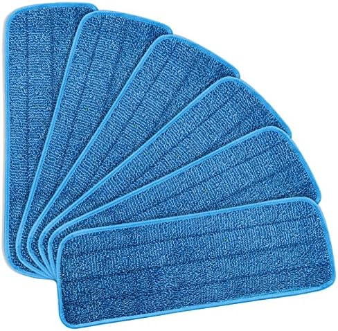8PCS Microfibre Mop Pads, Mop Heads Replacement Cleaning, Reusable Wet ...