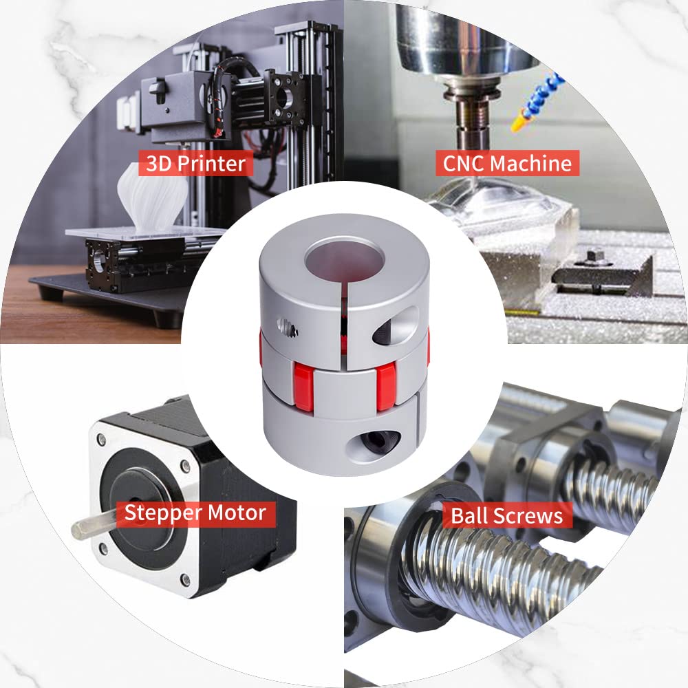 Snapklik.com : Shaft Coupling 50mm Length 40mm Diameter 8mm To 11mm ...