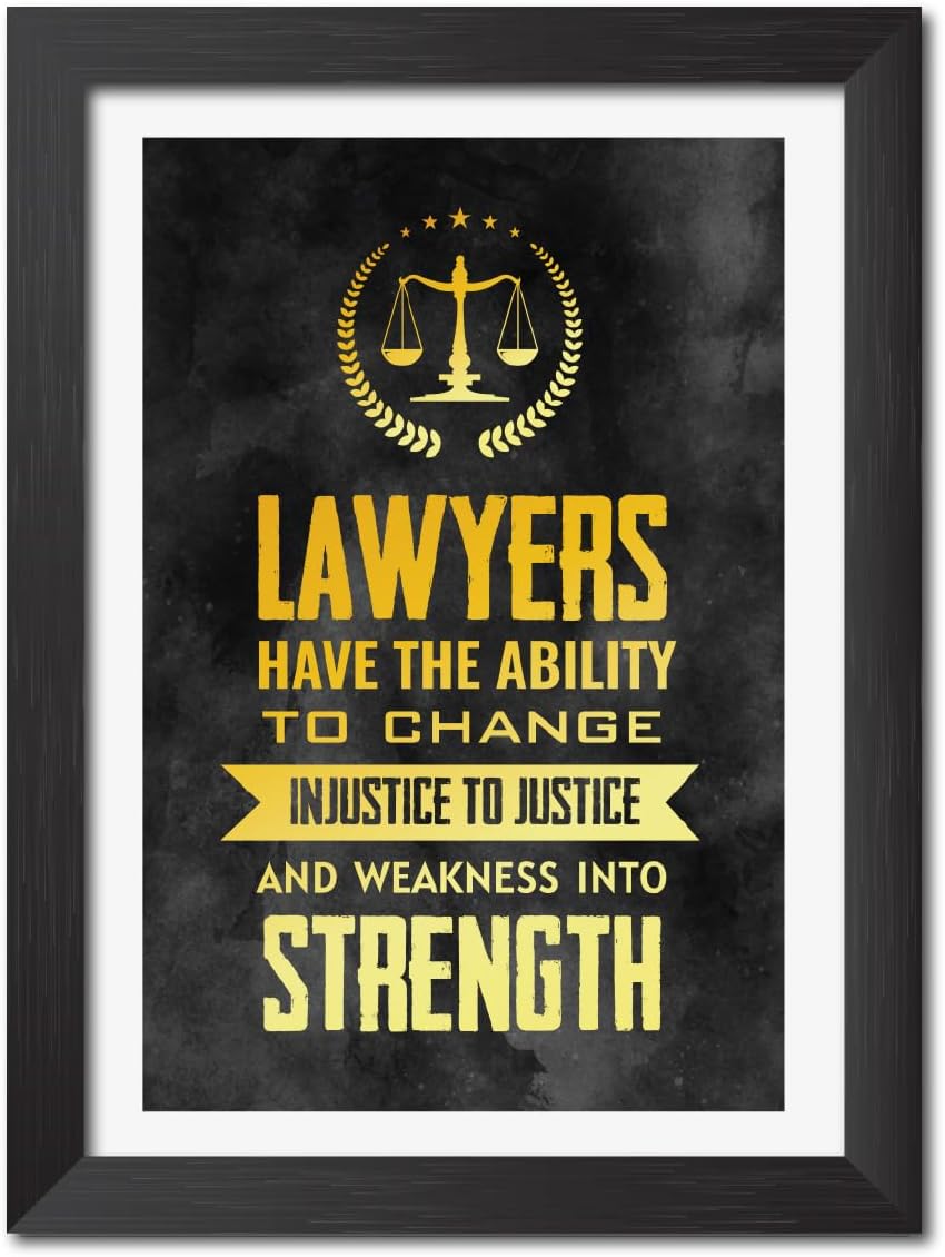 inspire TA Law Posters Lawyer Prayer Wall Frames lawyers office ...