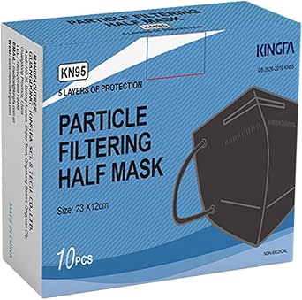 Amazon.com: Kingfa KN95 Face Mask 10 Pcs Disposable Respirator 5-Ply ...