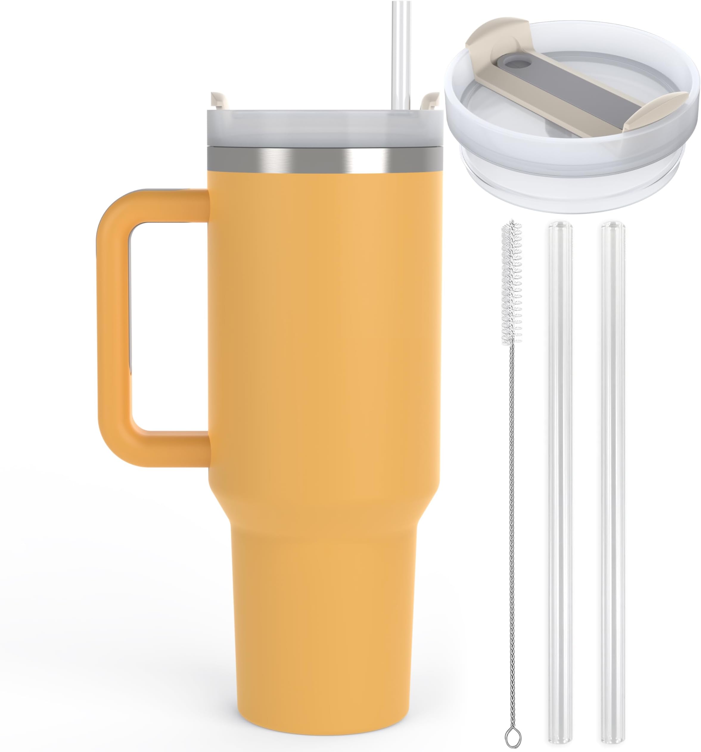 Amazon.com | STANLEY Quencher H2.0 FlowState Tumbler 40oz (Yarrow ...