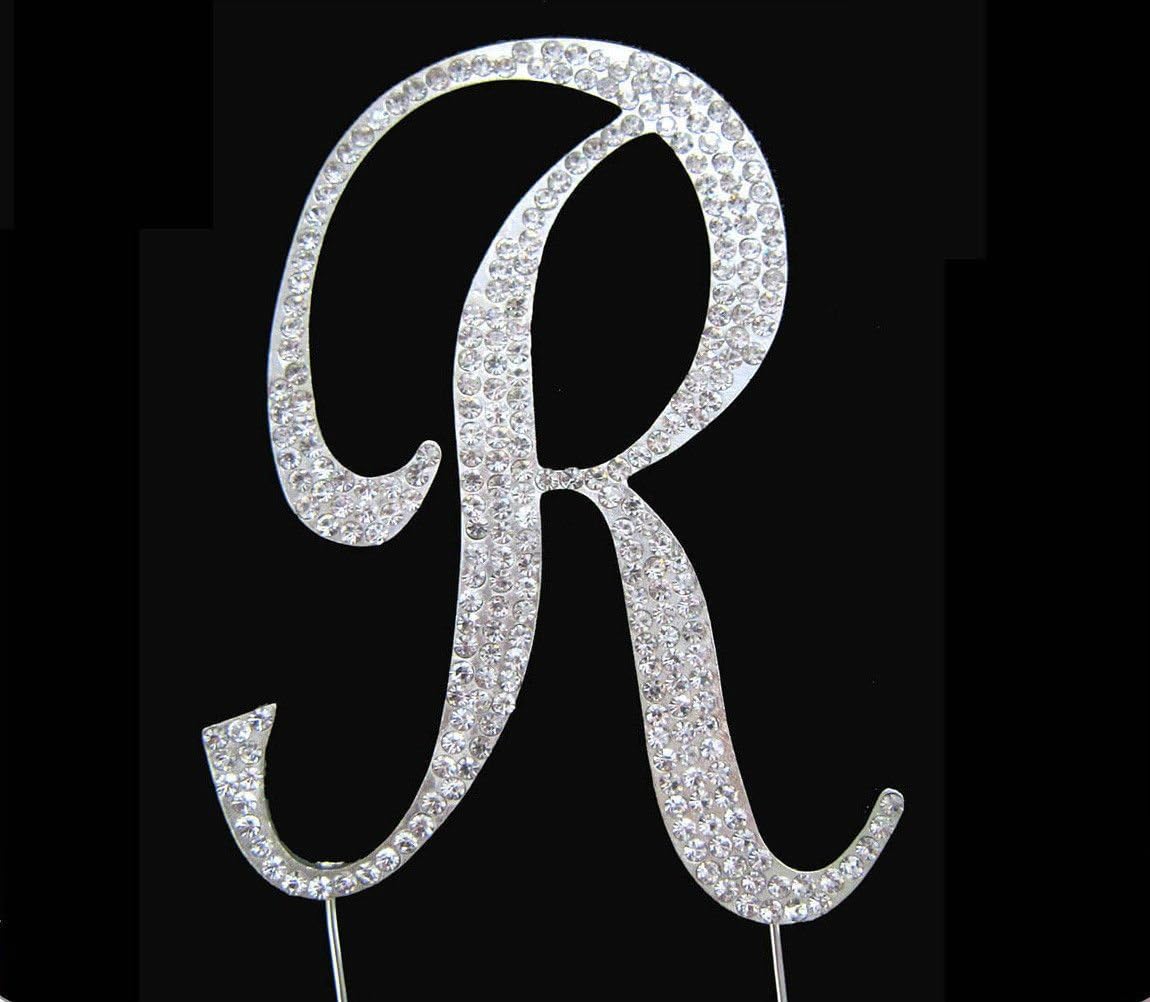 Amazon.com: Rhinestone Cake Topper Letter C : Grocery & Gourmet Food