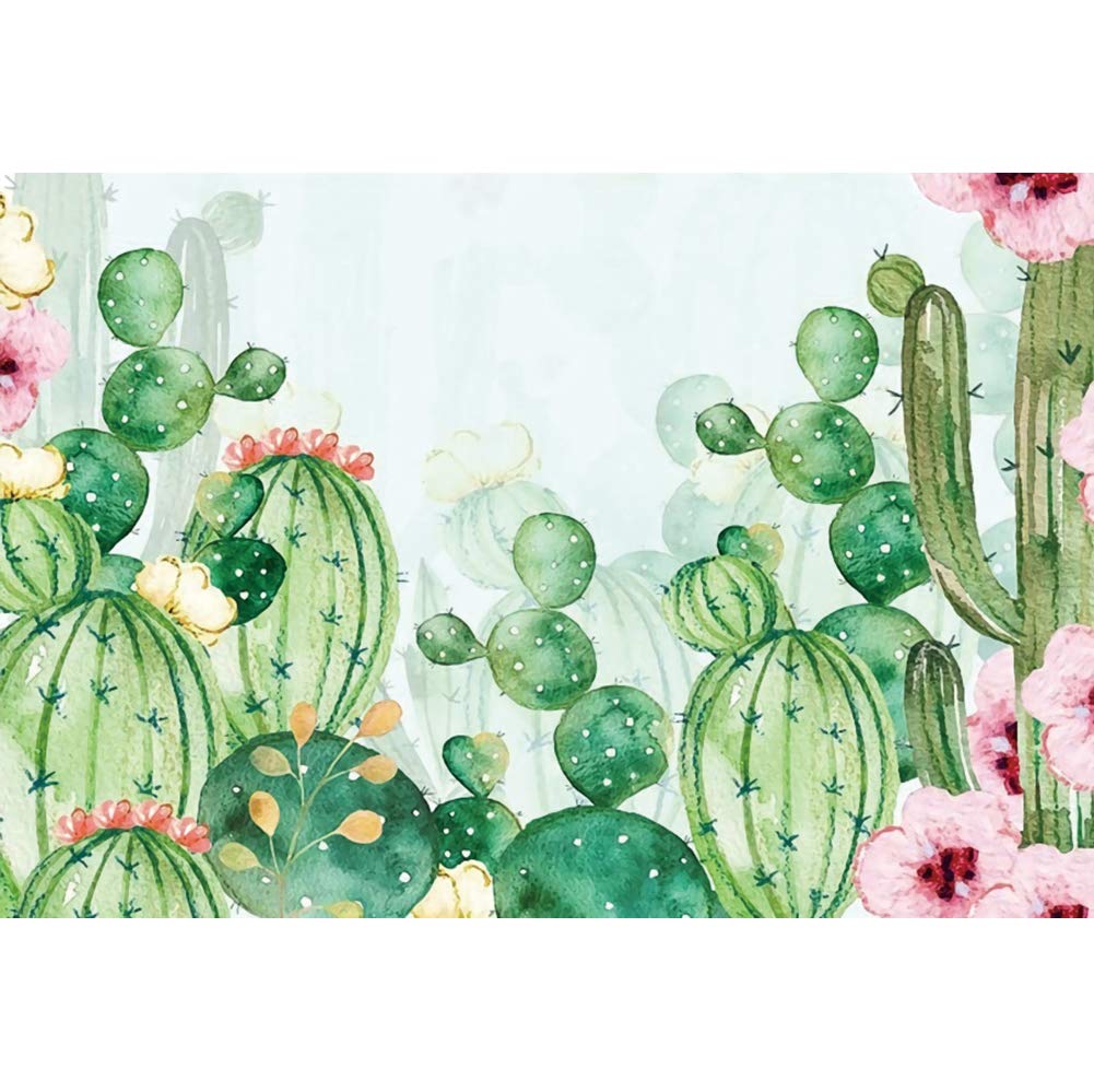 Watercolor Desktop Wallpaper Cactus DIGITAL BLOOMS JANUARY 2020 | FREE