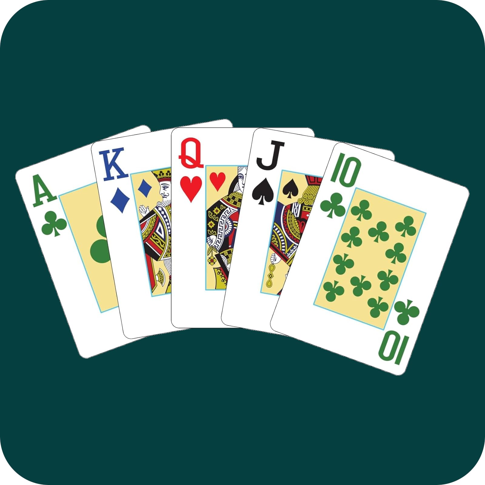 Amazon.com: Generic 4 Decks Waterproof Plastic Playing Cards, Four ...