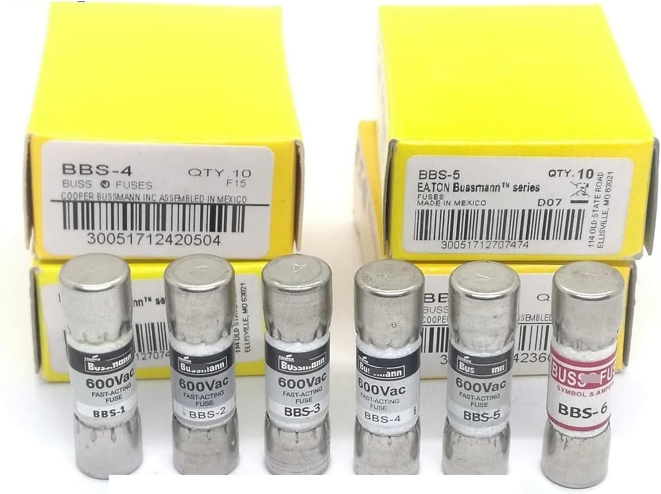 Amazon.com: Fusible de cerámica de acción rápida BBS-1 BBS-2 BBS-3 BBS ...