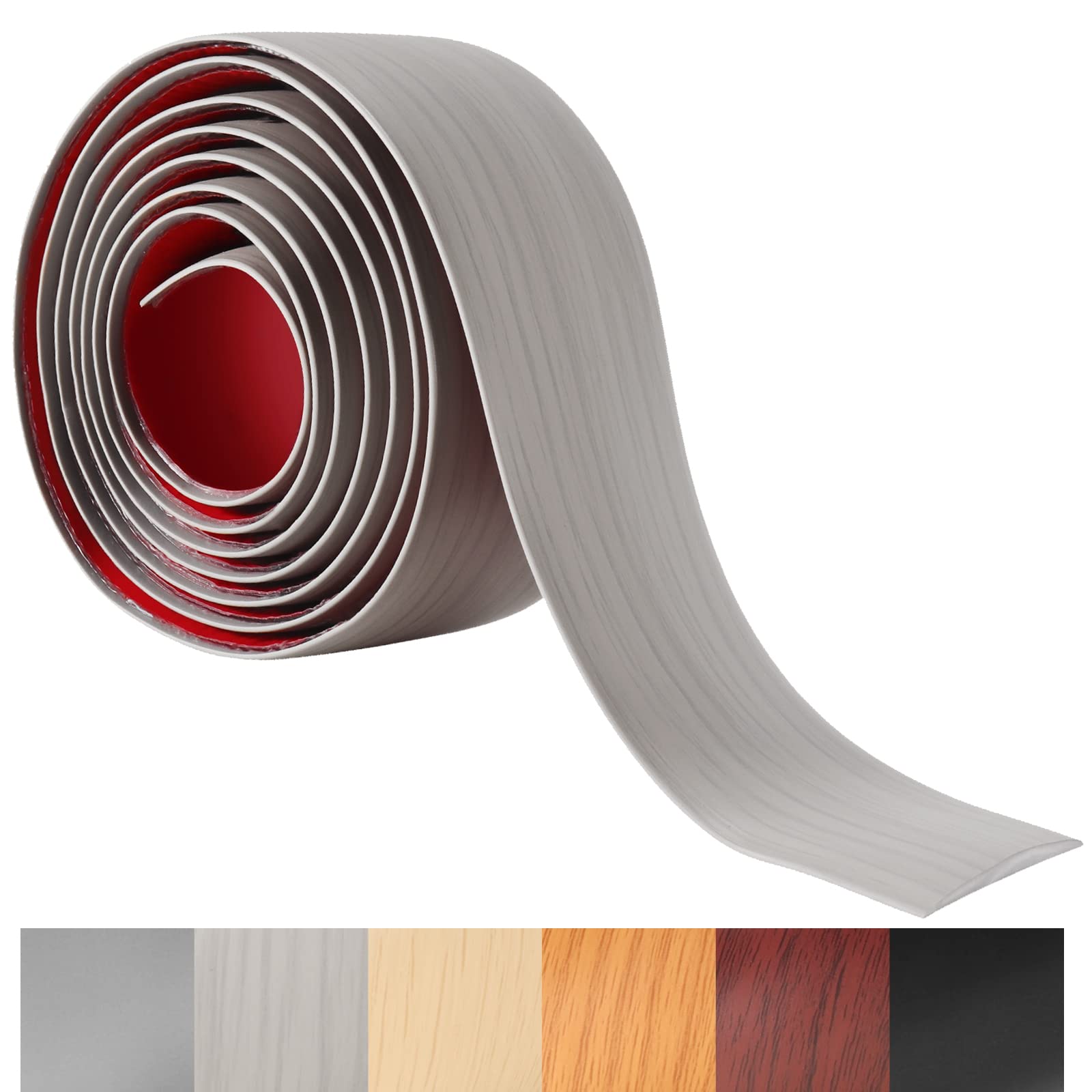 Fivebop 10 FT Floor Transition Strip Self Adhesive 2" Floor Divider ...