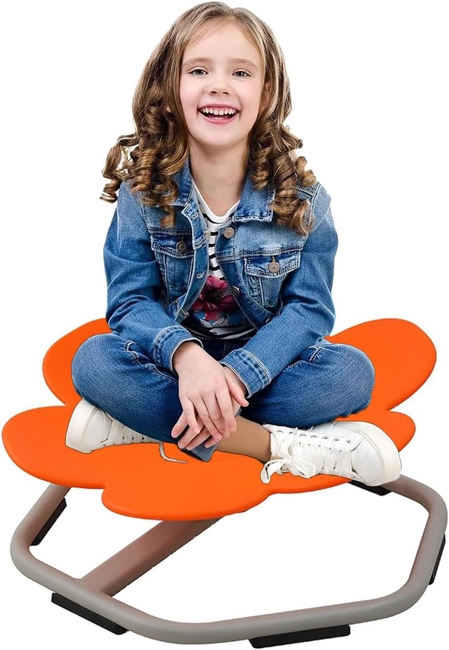Kids Swivel Chair, Sensory Toy Chair for Kids, Spinning Chair Wobble ...