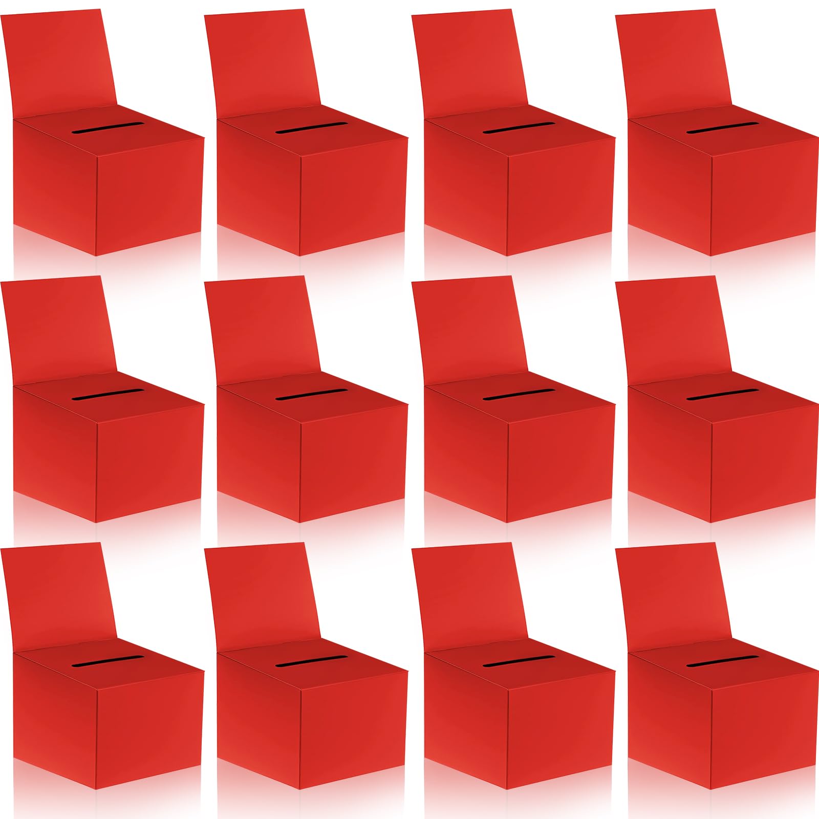 Amazon.com : 12 Pcs Raffle Boxes Ballot Box Donation Box for ...
