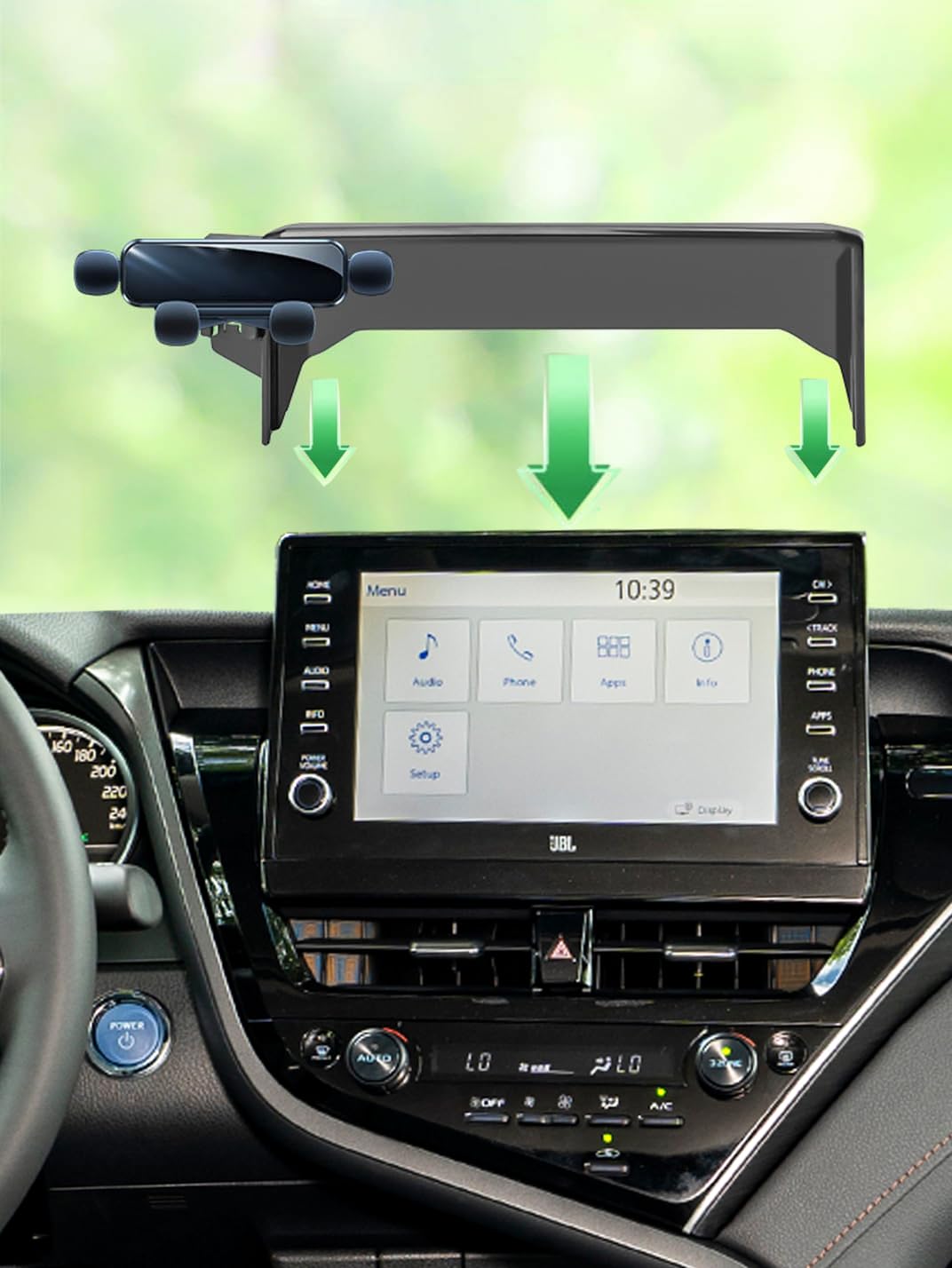 Amazon.com: Martoffes™ Screen Phone Holder For Toyota Camry 2021 to ...