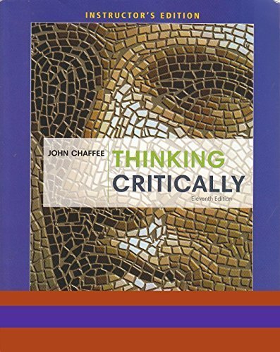 Thinking Critically - 11th Edit (Instructor Edition): unknown author ...