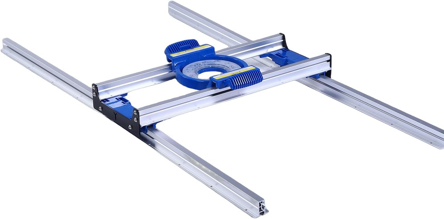 ZIZEV Router Sled, Aluminum Alloy Woodworking Planer Jig with Precise ...