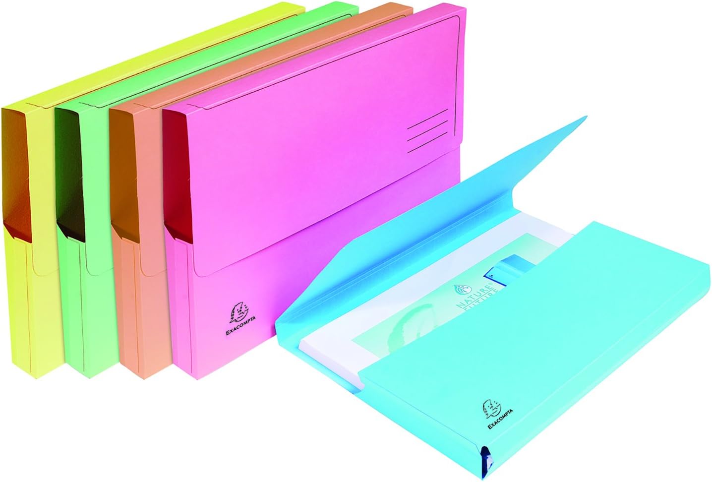 Amazon Exacompta 24 X 32 Cm Super Document Wallets 3 Cm