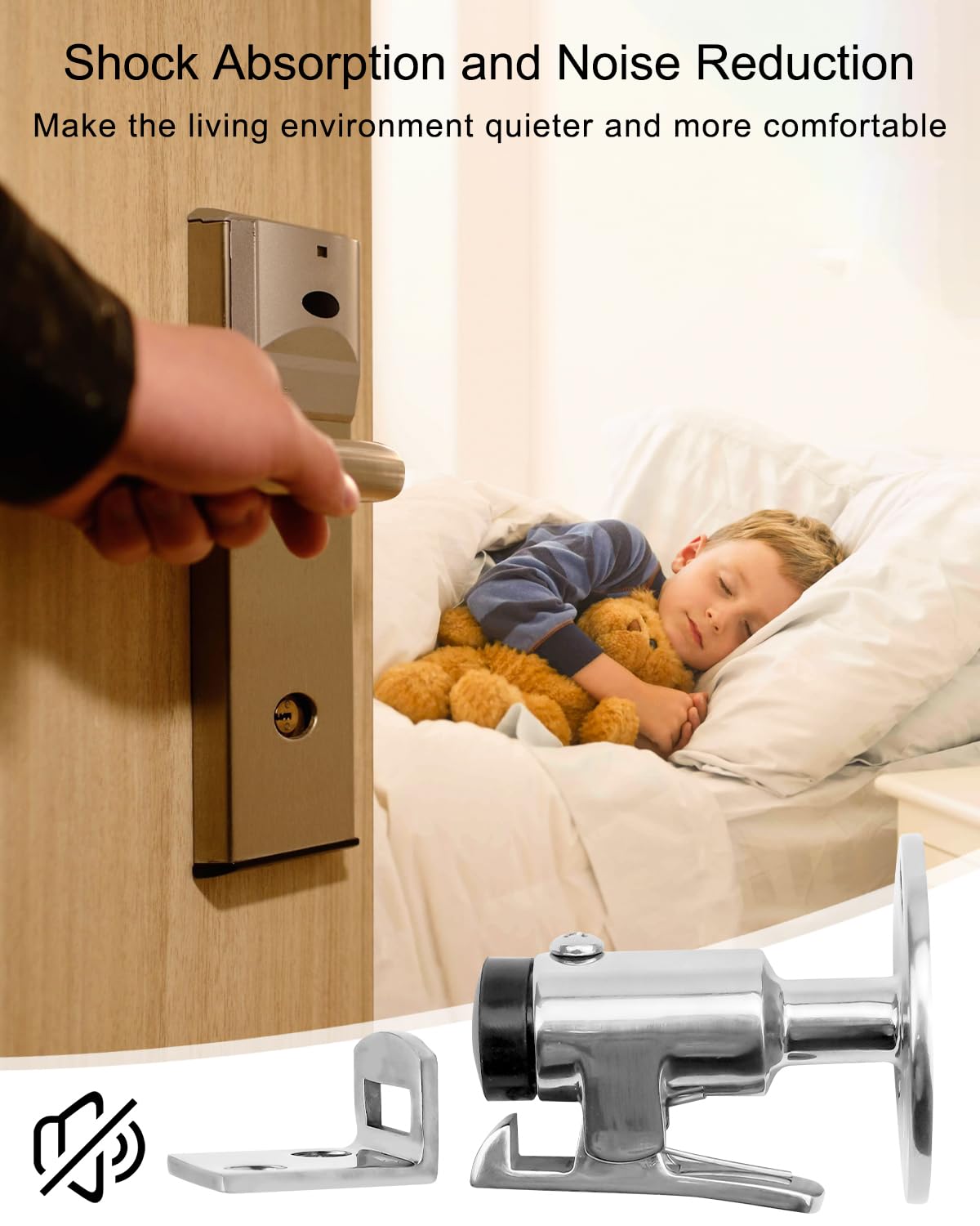 Snapklik.com : Door Stopper Catch Set Marine Grade 316 Stainless Steel ...