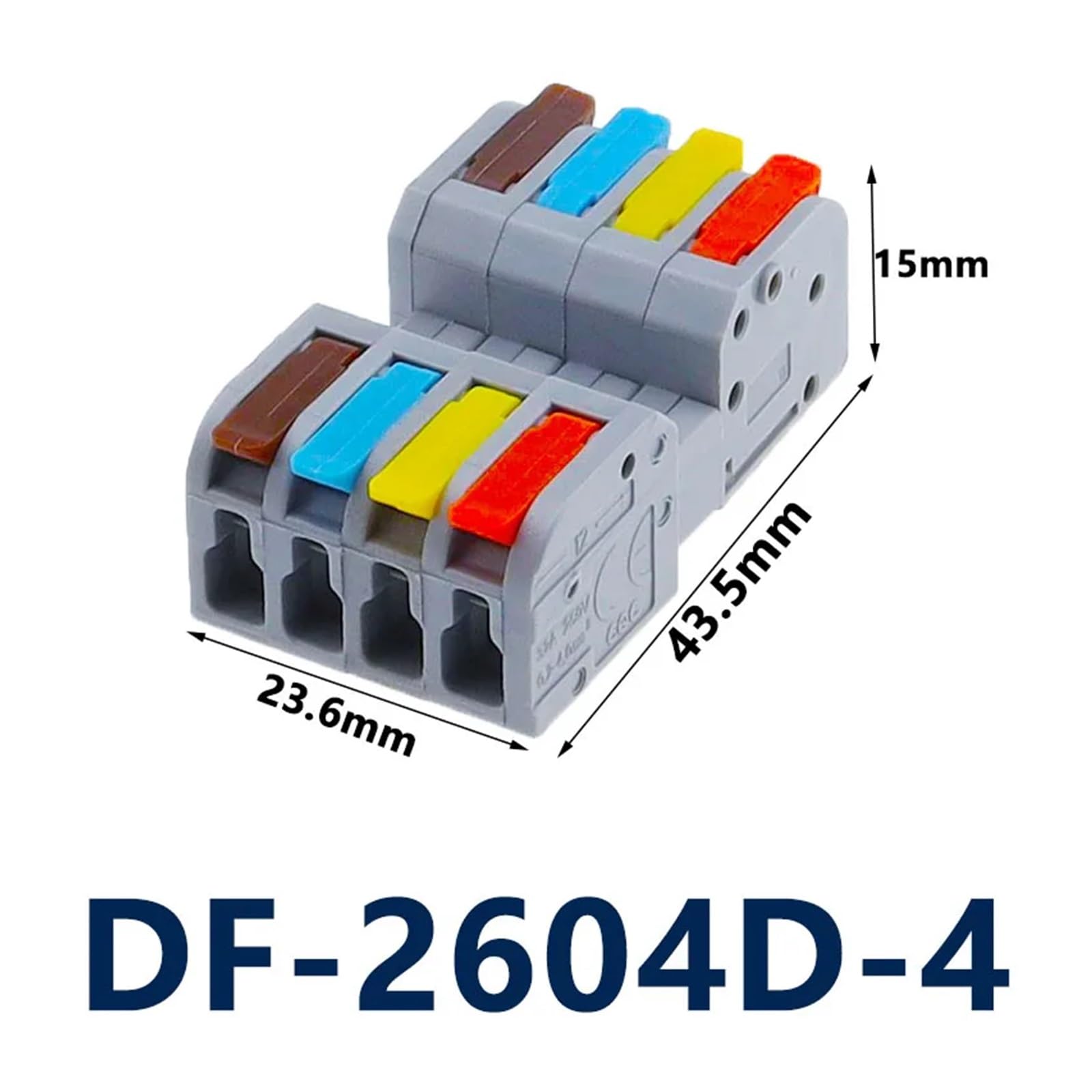 Snapklik.com : Male Female Docking Quick Wire Connector Compact ...