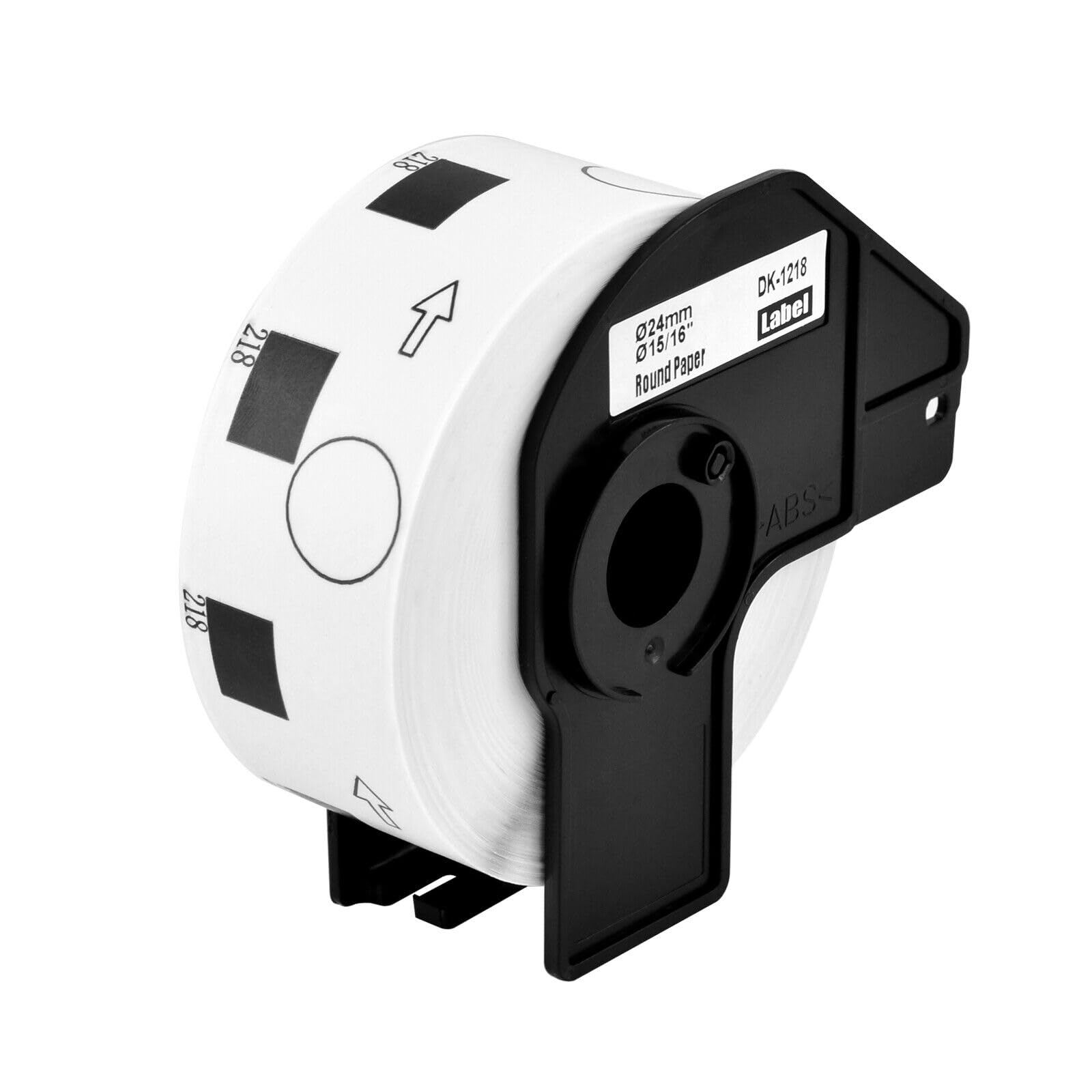 Amazon.com : 1 roll Compatible with Brother DK-1218 1" Large Round ...