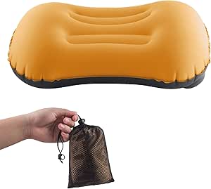 Amazon.com: Inflatable Camping Pillow Ultralight Compressible Camp ...