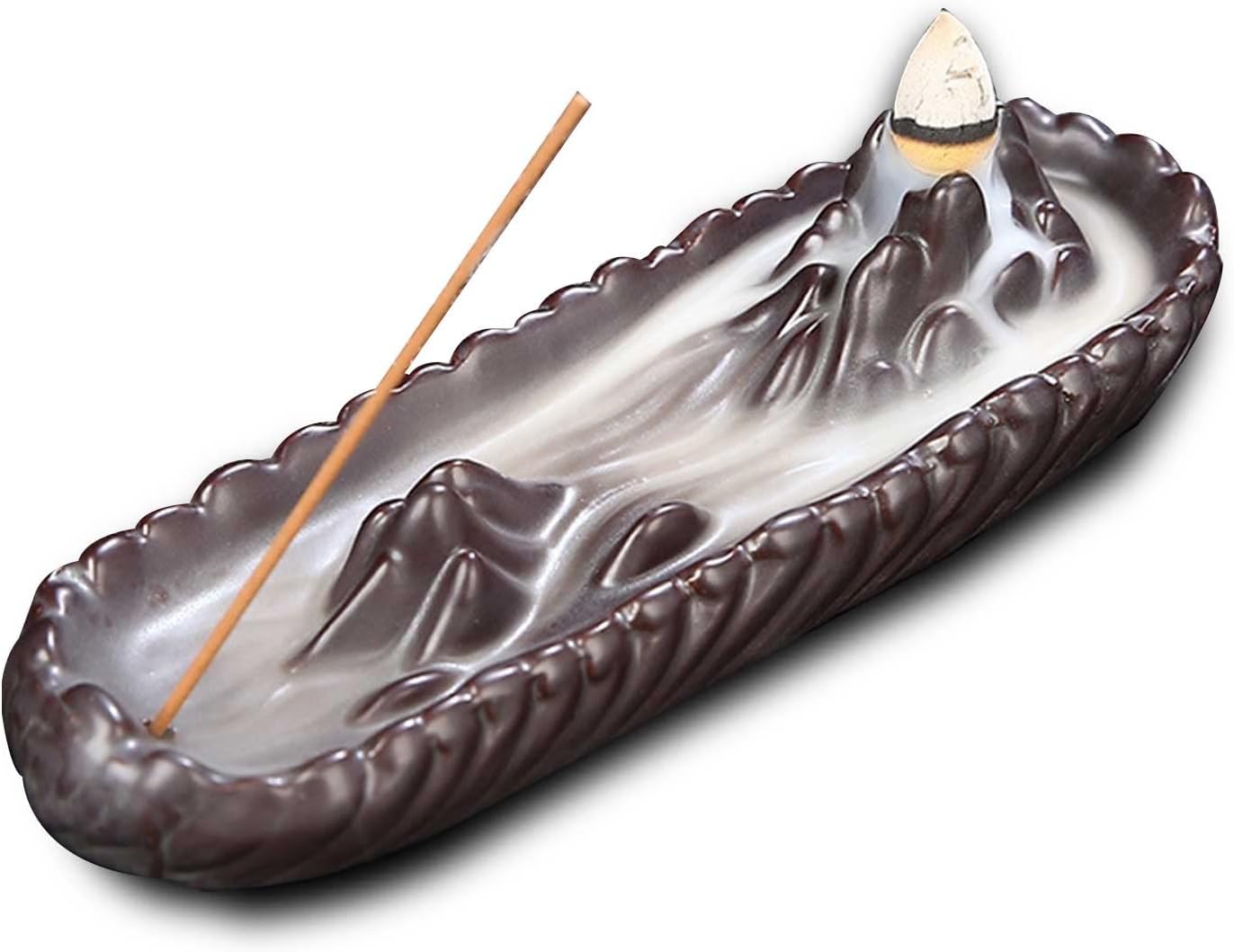 Amazon.com: Mountain Peak Incense Stick Holder - Backflow Incense ...