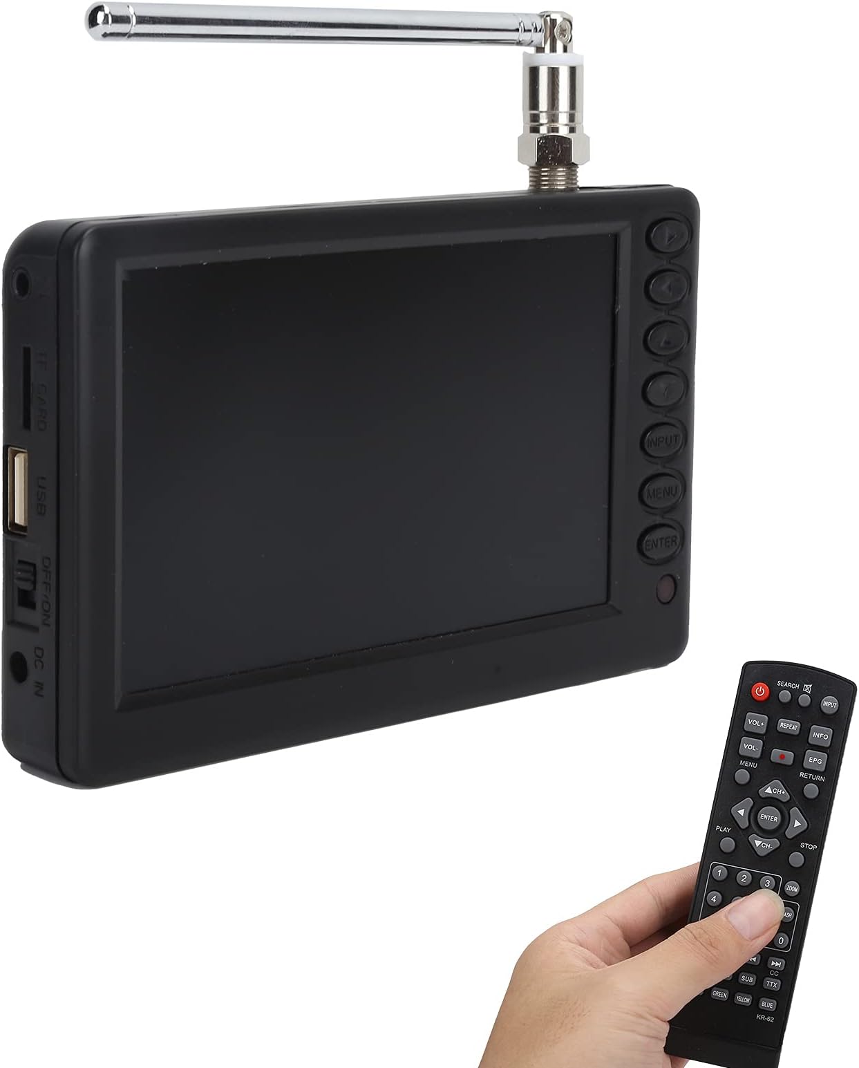 Amazon.com: VBESTLIFE Small Portable TV, 5 Inch ATSC Mini Digital TV ...