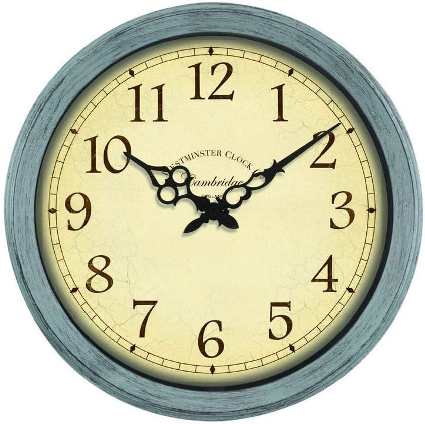 SkyNature Large Outdoor Clock, 45cm Waterproof Garden Clocks with ...