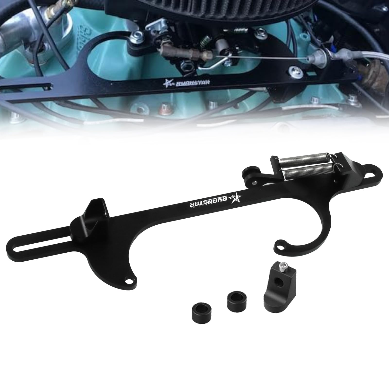 Engine Mount RYANSTAR RACING Aluminum Throttle Cable Bracket For 4150/ ...