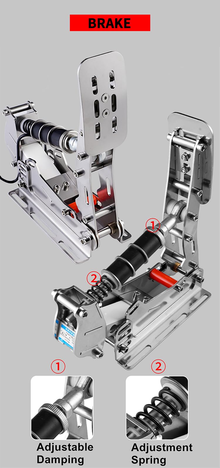 Snapklik.com : SIMSONN NEW PRO Pedals Sim Racing Pedals PC Racing ...