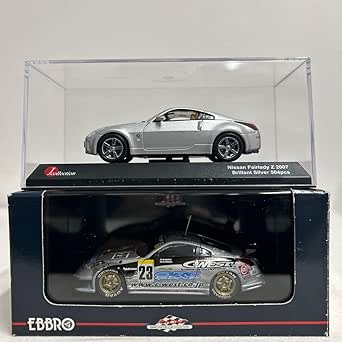 Amazon | EBBRO 京商 1/43 NISSAN FAIRLADY Z Z33 セット 日産フェアレディZ 2007 C-WEST ORC ADVAN 2004 スーパー耐久シリーズ ...