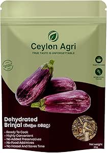 Amazon.com: Ceylon Agri - Premium Ceylon Dehydrated Brinjal | Gluten ...