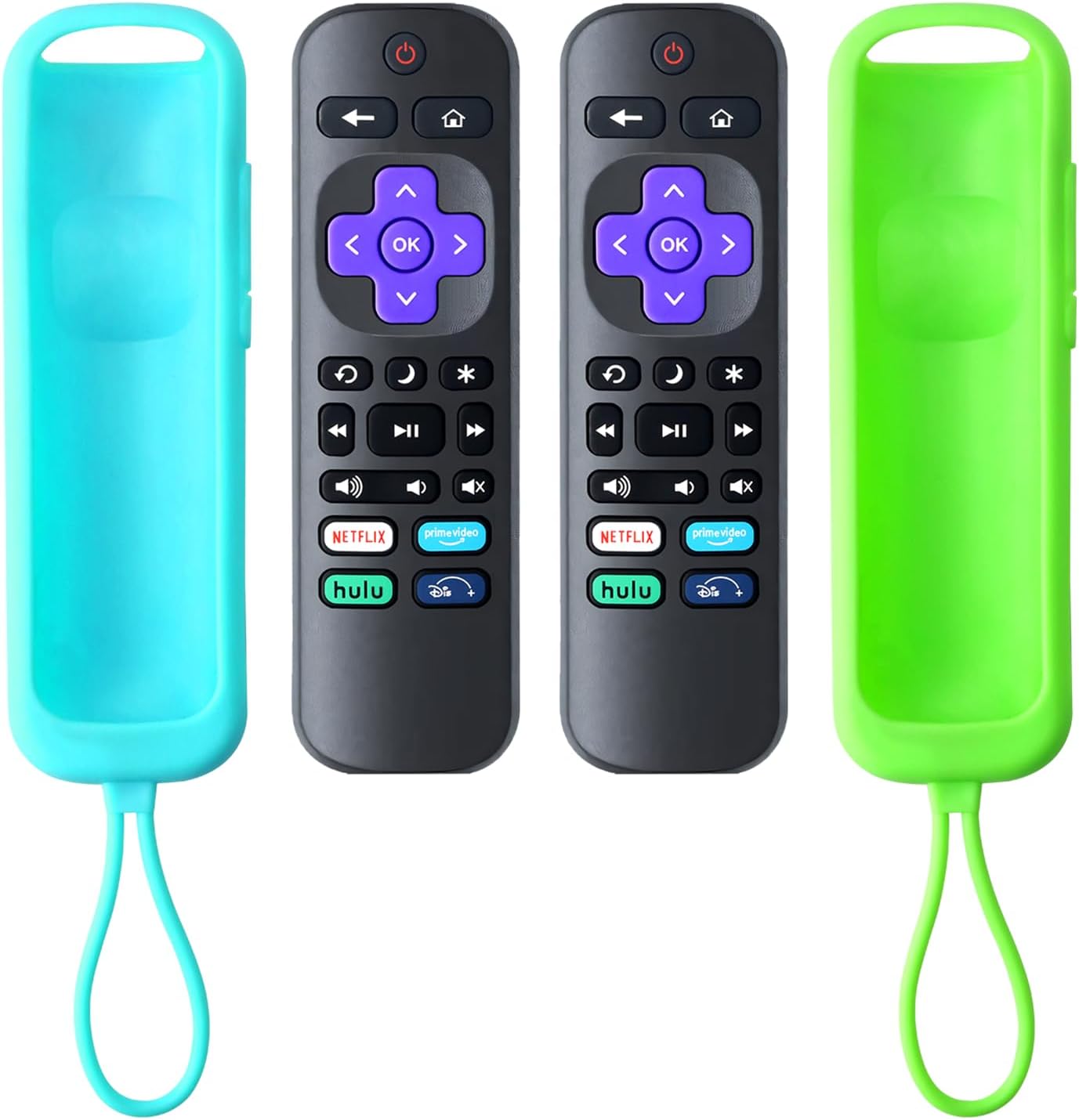 Amazon.com: Replacement for Roku Remote Control and Protective Glow ...