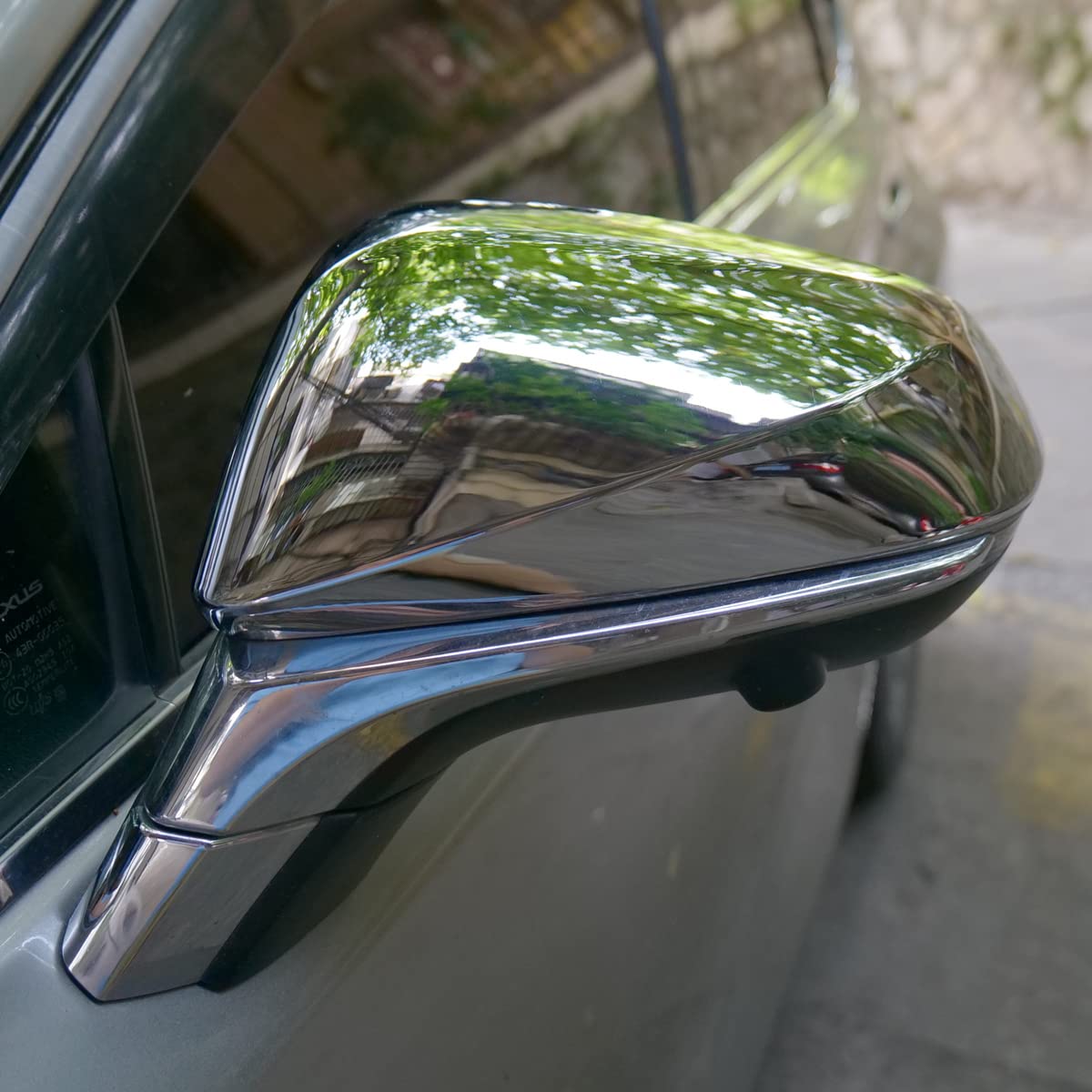 2pcs Door Rearview Mirror Cover Trim For Lexus NX300 NX300h NX200t ...