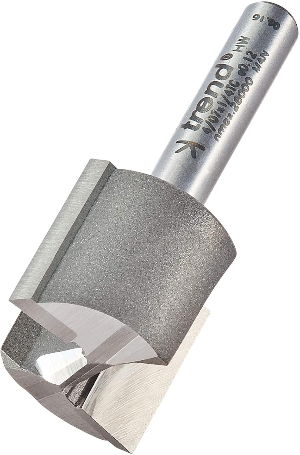 Trend Professional Straight Two Flute Router Cutter Bit, 1/4 Inch Shank ...