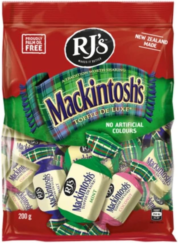 Amazon.com : Lot of 6 Mackintosh Toffee Candies 45 gram Each from ...