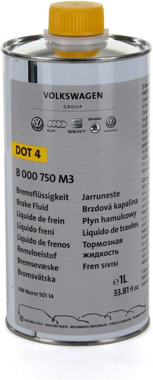 Amazon.co.jp: フォルクスワーゲン 純正 ブレーキフルード DOT4 1L 日本正規品 B000750M3 : 車＆バイク