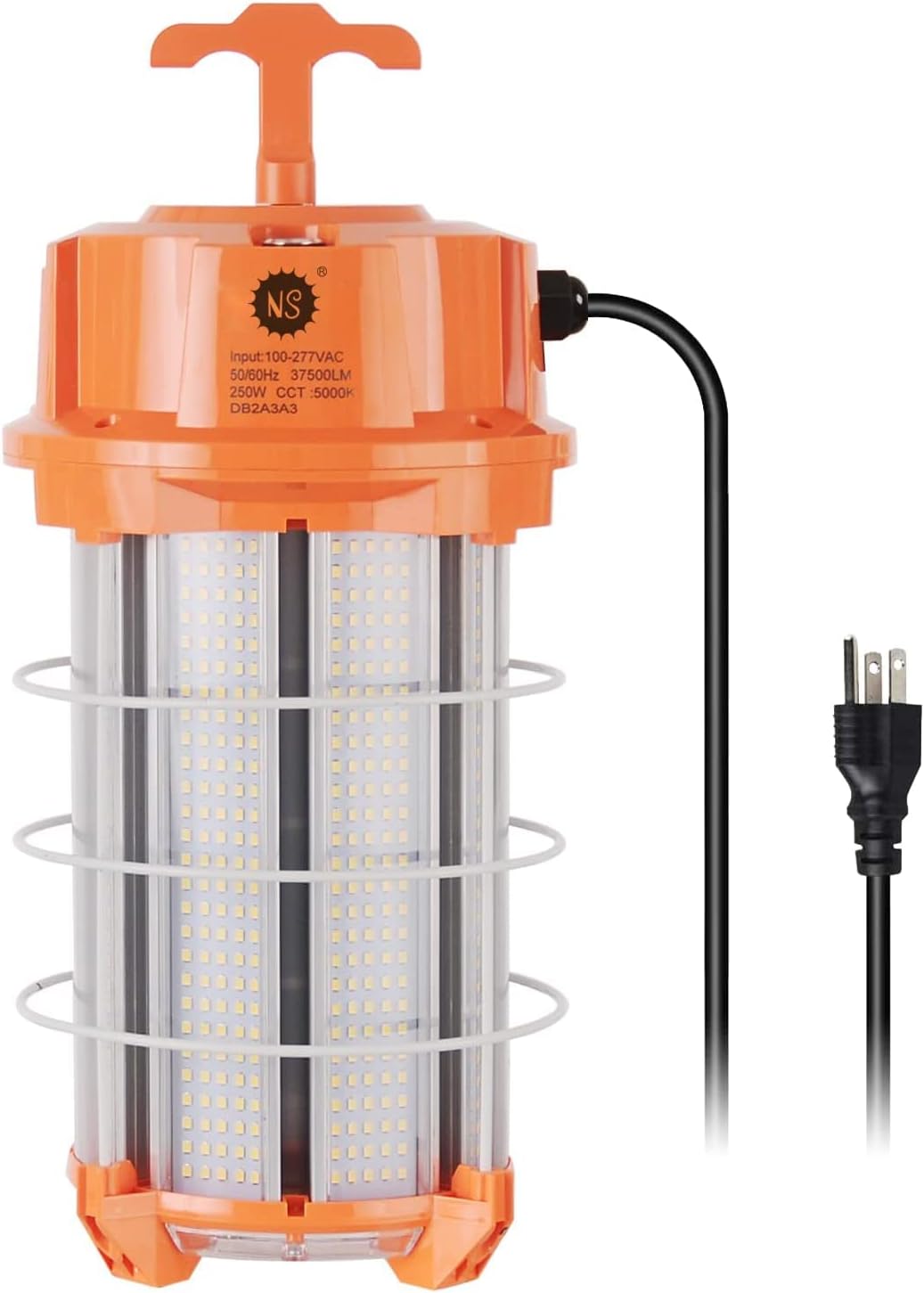 250W LED Temporary Work Light 37,500 Lumens Construction Lights 5000K ...