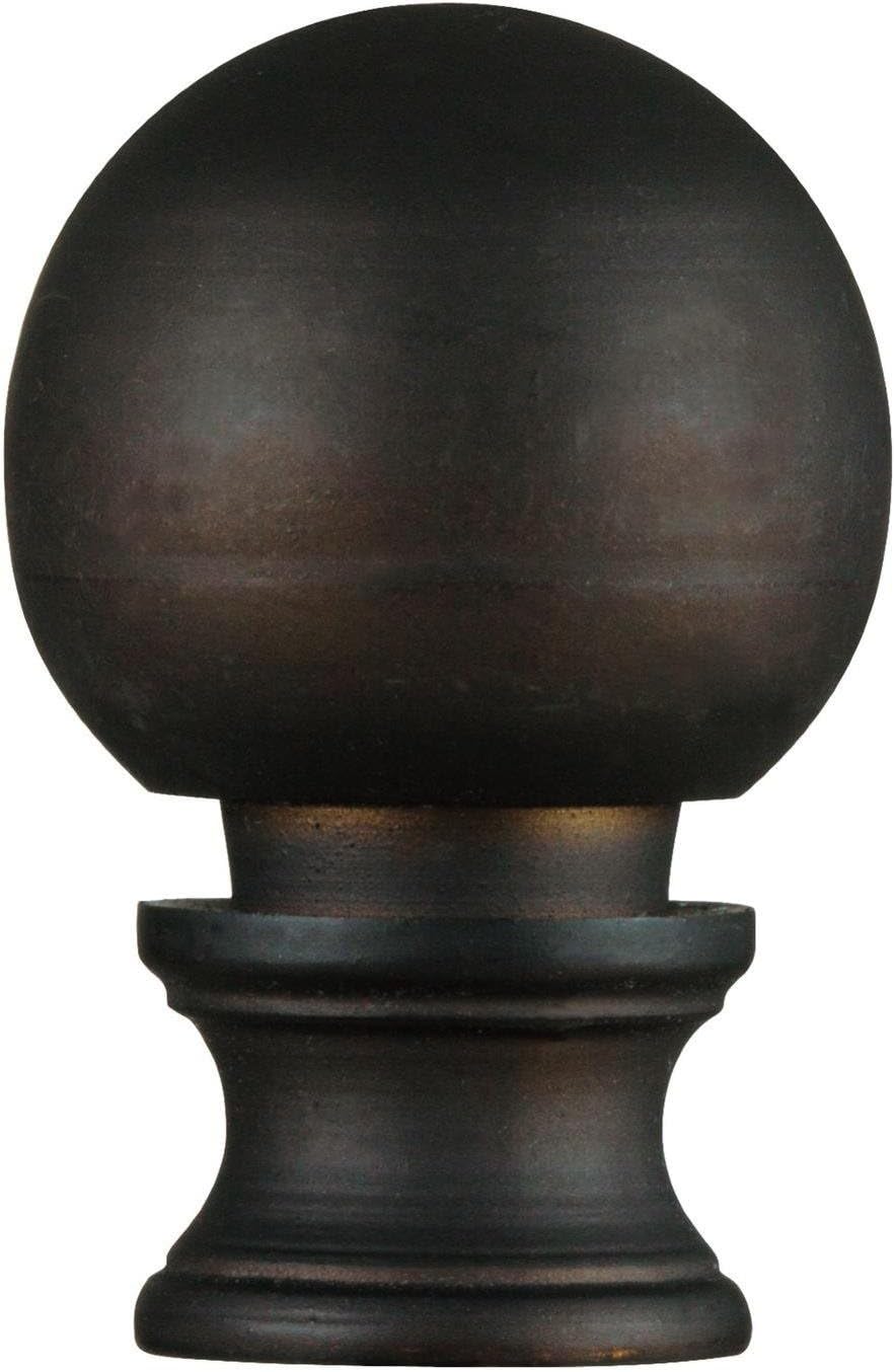 DGBRSM 2PCS 1-1/2 Inch Lamp Finial Small Spherical Lamp Finishes for ...