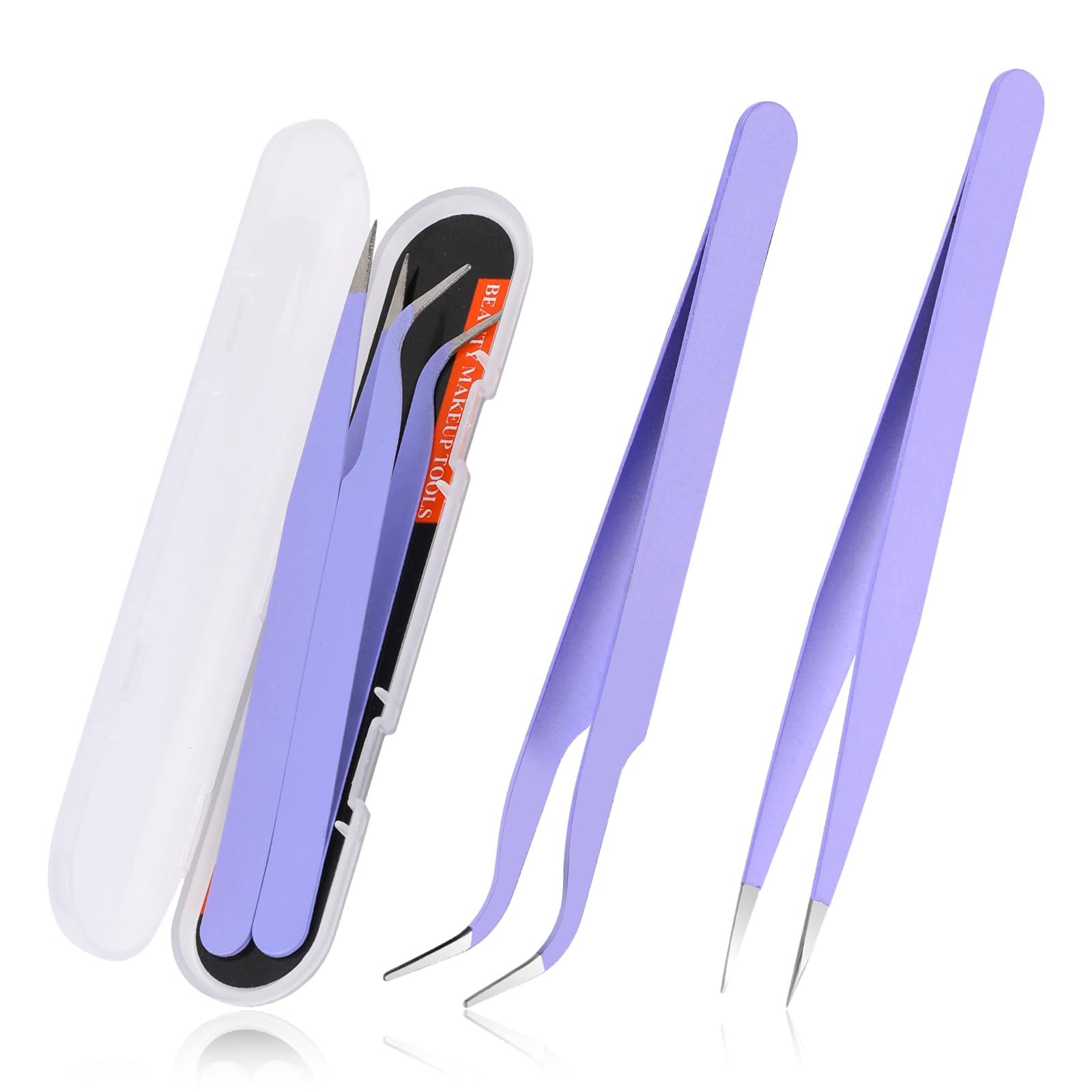 Amazon.com : Sticker Tweezers, 2 Pieces Cute Lash Tweezers Craft ...
