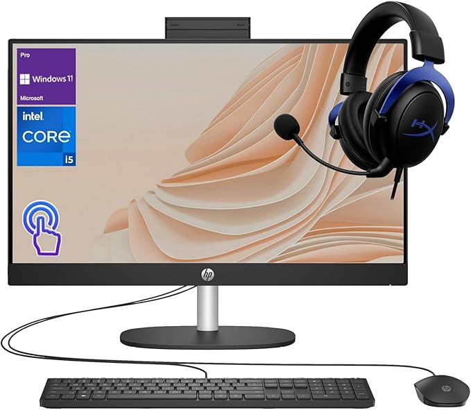 Amazon.com: HP Pro 24 All-in-One Desktop, 23.8" FHD Touchscreen, Intel ...