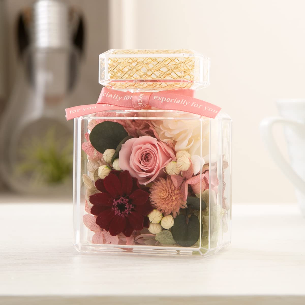 Amazon｜Ruplan プリザーブドフラワー 『flocorir フロコリール』 (アンテックピンク)｜プリザーブドフラワー オンライン通販