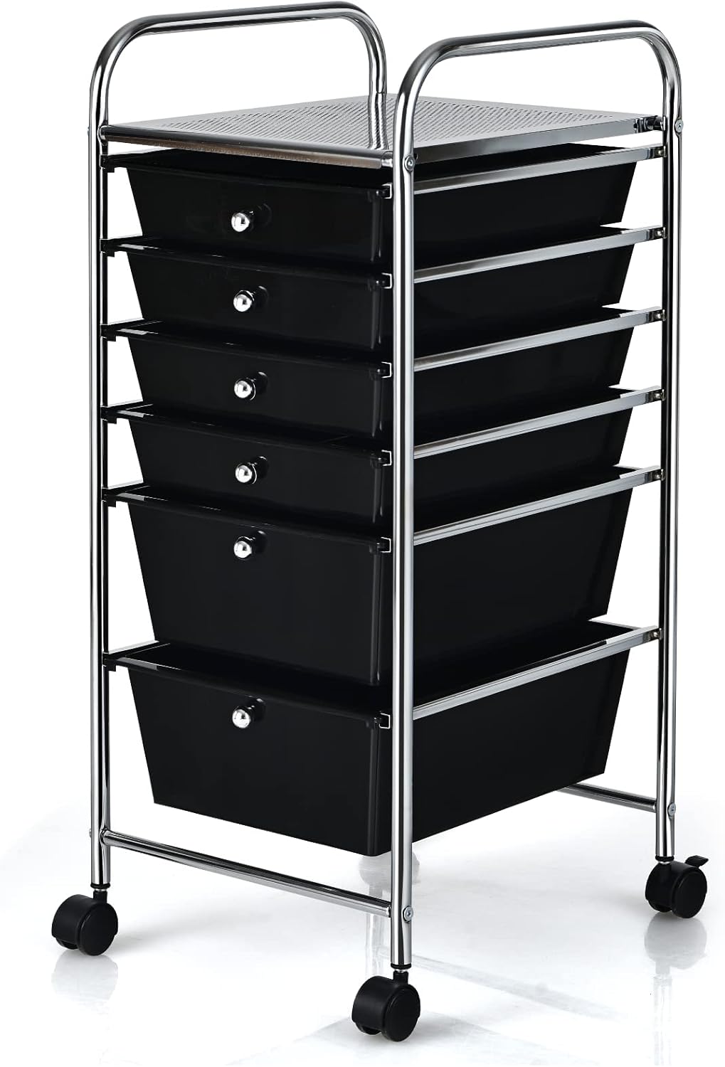 Amazon.com: LDAILY 6 Drawers Rolling Storage Cart, Mobile Utility ...