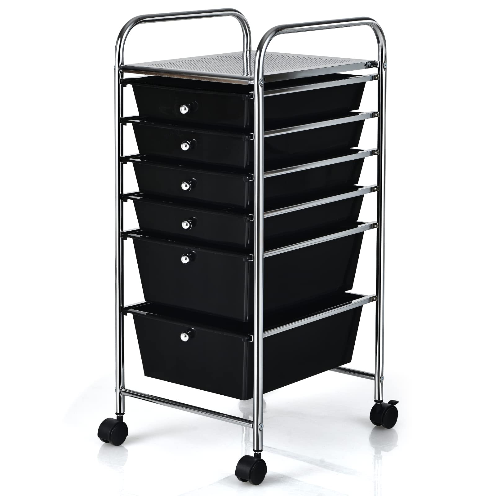 Amazon.com: LDAILY 6 Drawers Rolling Storage Cart, Mobile Utility ...