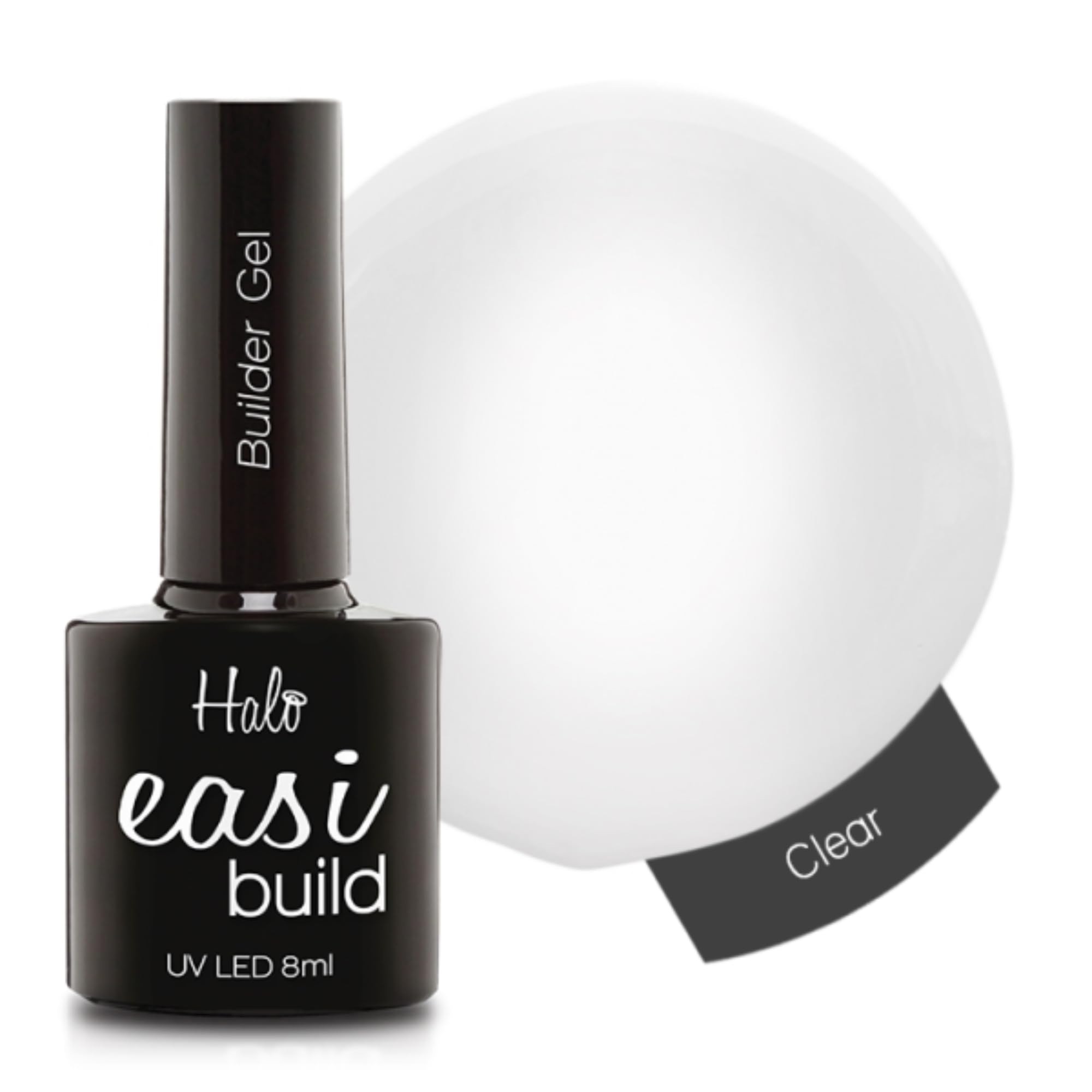 Halo Easibuild Builder Gel 8ml - Clear. UV/LED Builder Gel For Nails ...