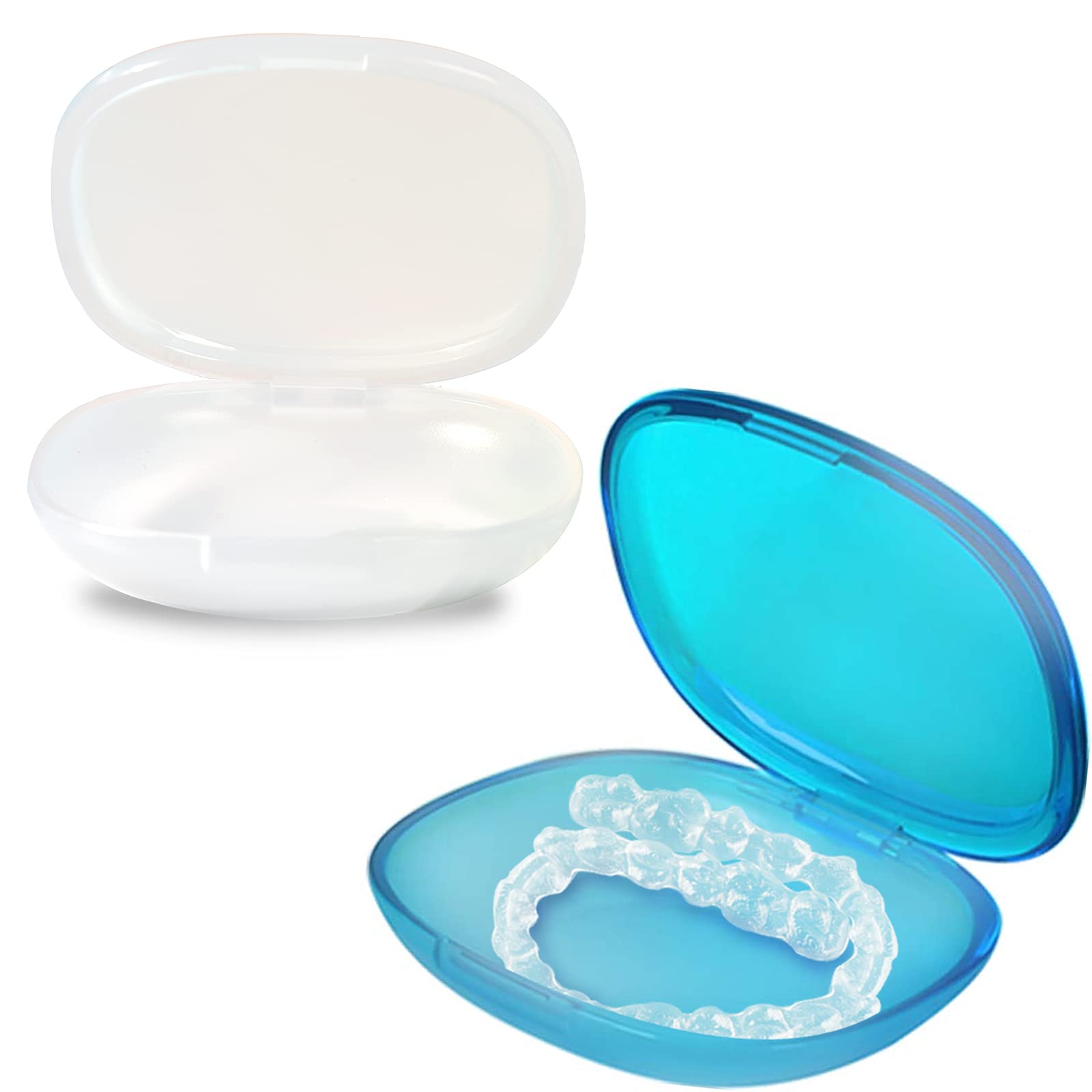 Y Kelin 2 Pack Retainer Case Frosted Polished Translucent Retainer ...