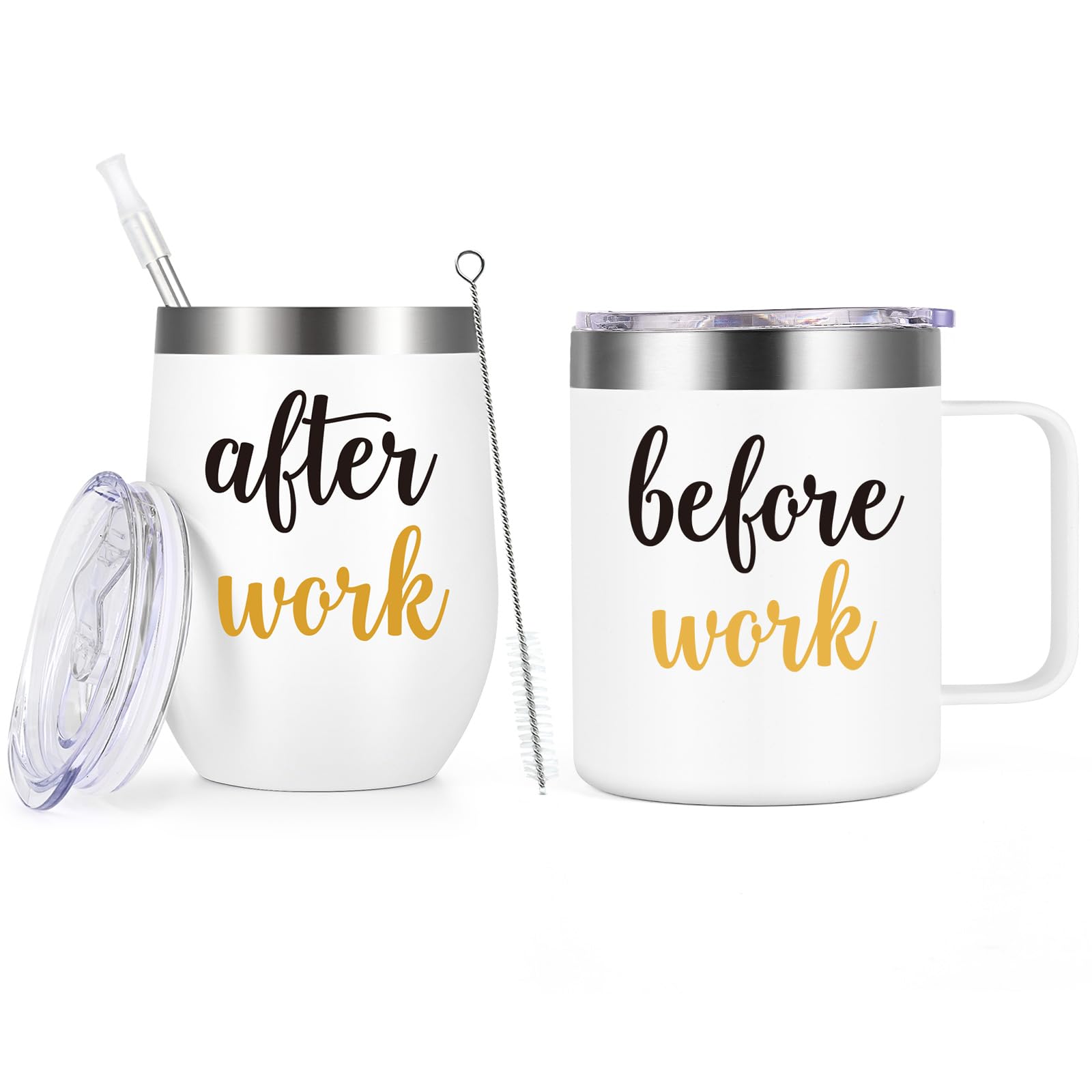 Amazon.com: Gtmileo Before Work After Work Gift Set, Christmas Office ...