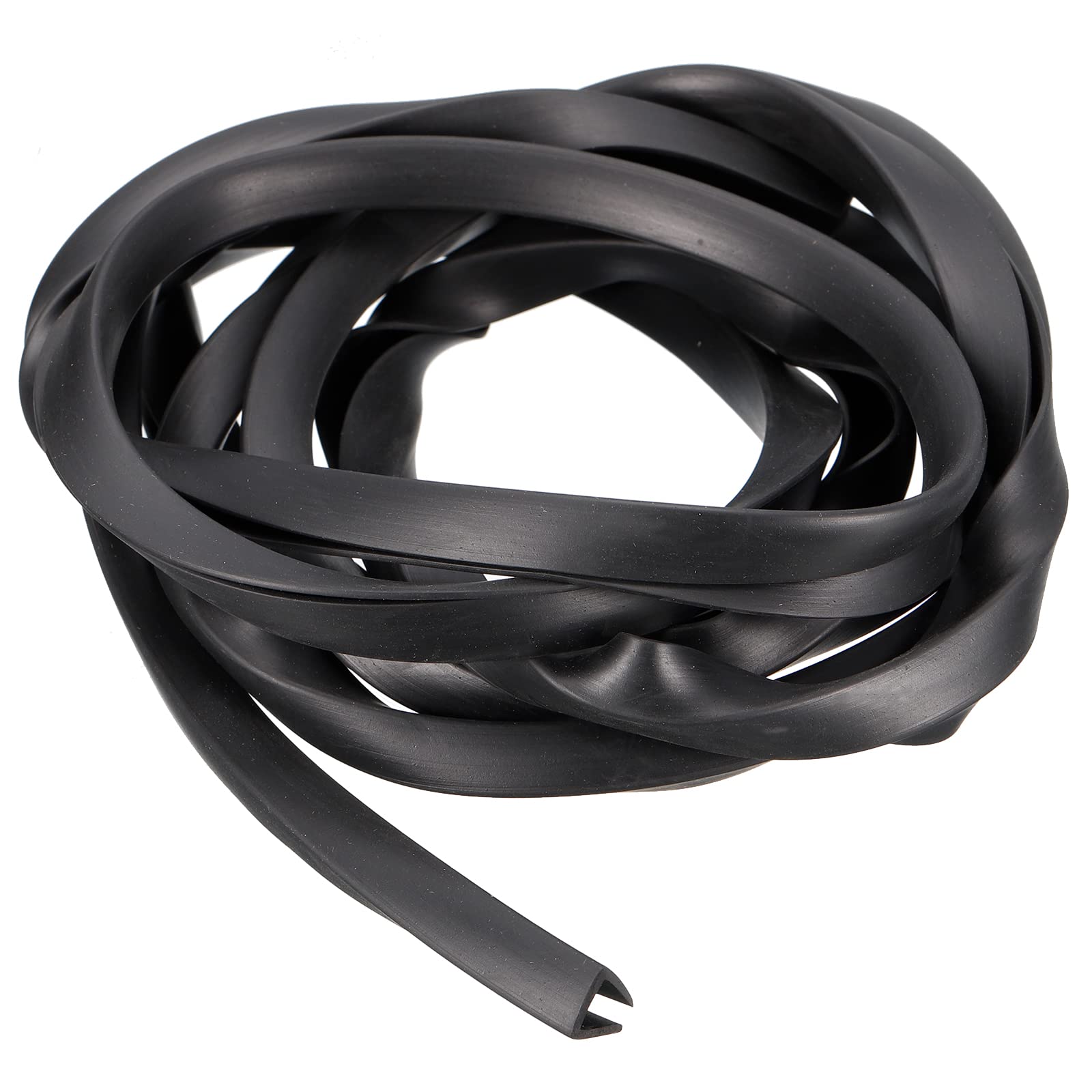 uxcell U Channel Edge Trim, 8.2ft Length Rubber Guard Seal Strip Edge ...